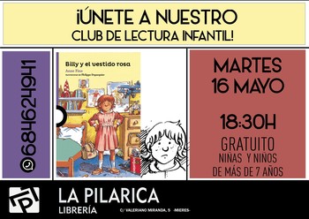 Club de lectura infantil.