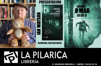 Ian Watson presenta su nuevo libro en La Pilarica.